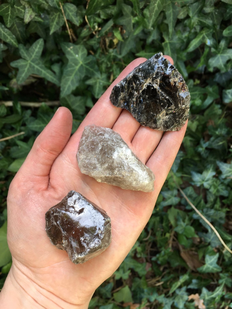 Rough Smokey Quartz , Raw Smokey Quartz , Smokey Quartz - Etsy UK