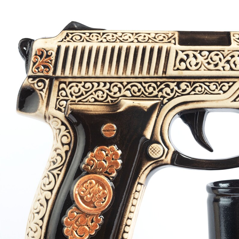 DECANTER for vodka whiskey brandy alcohol Bottle like GUN | Etsy