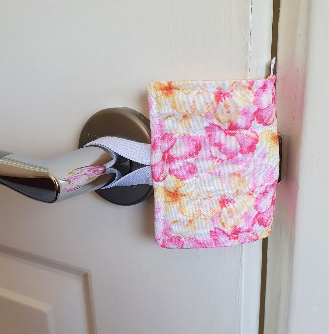 Door Muffler Door Whisperer Door latch cover Lemon Flowers Ochre - Etsy ...