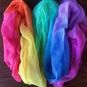 Muslin Hand Painted Rainbow 2 Sizes Available to Choose From - Etsy