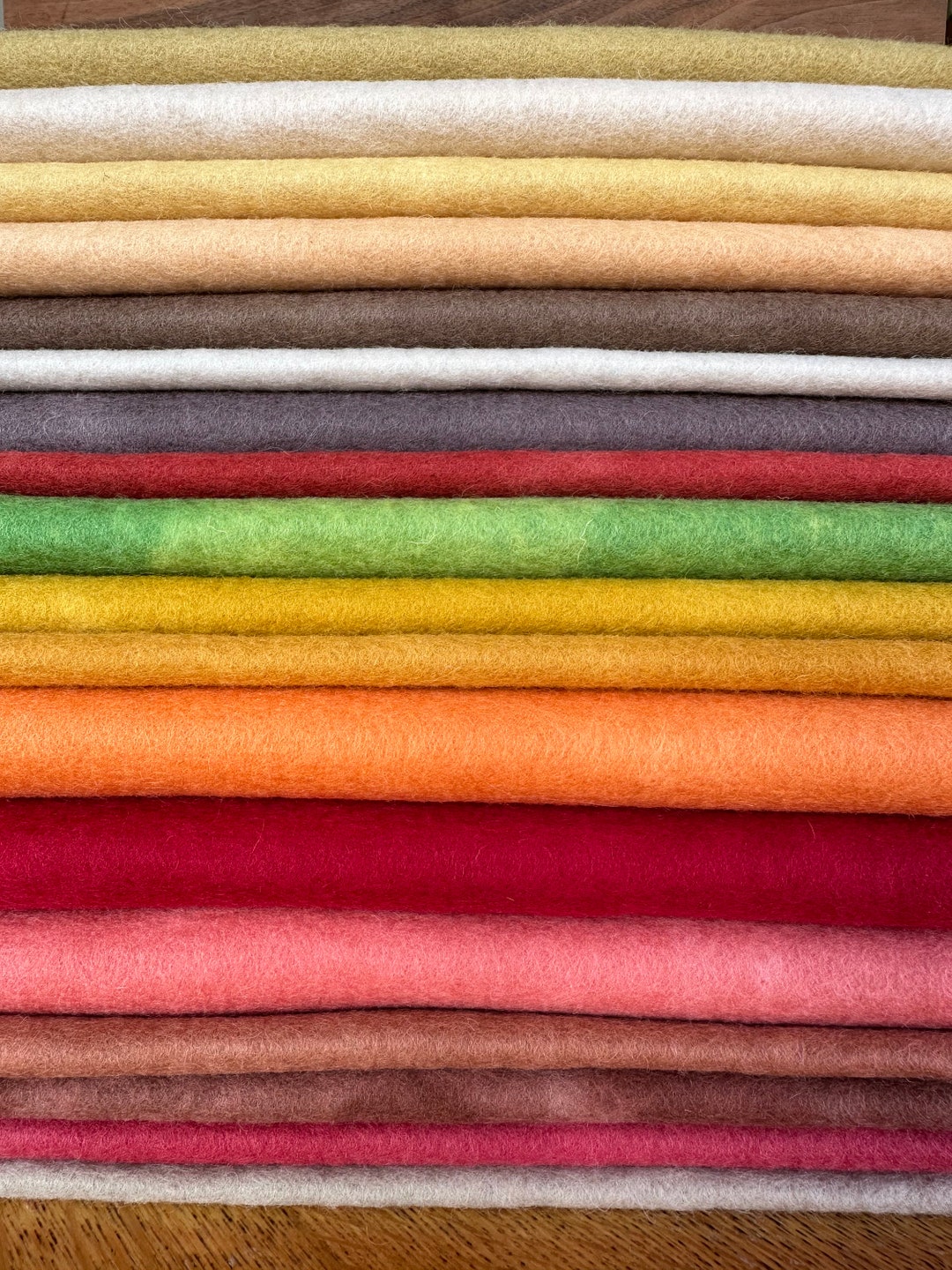 Wool Felt, Hand Dyed Australiana Bush and Desert Tones - Etsy