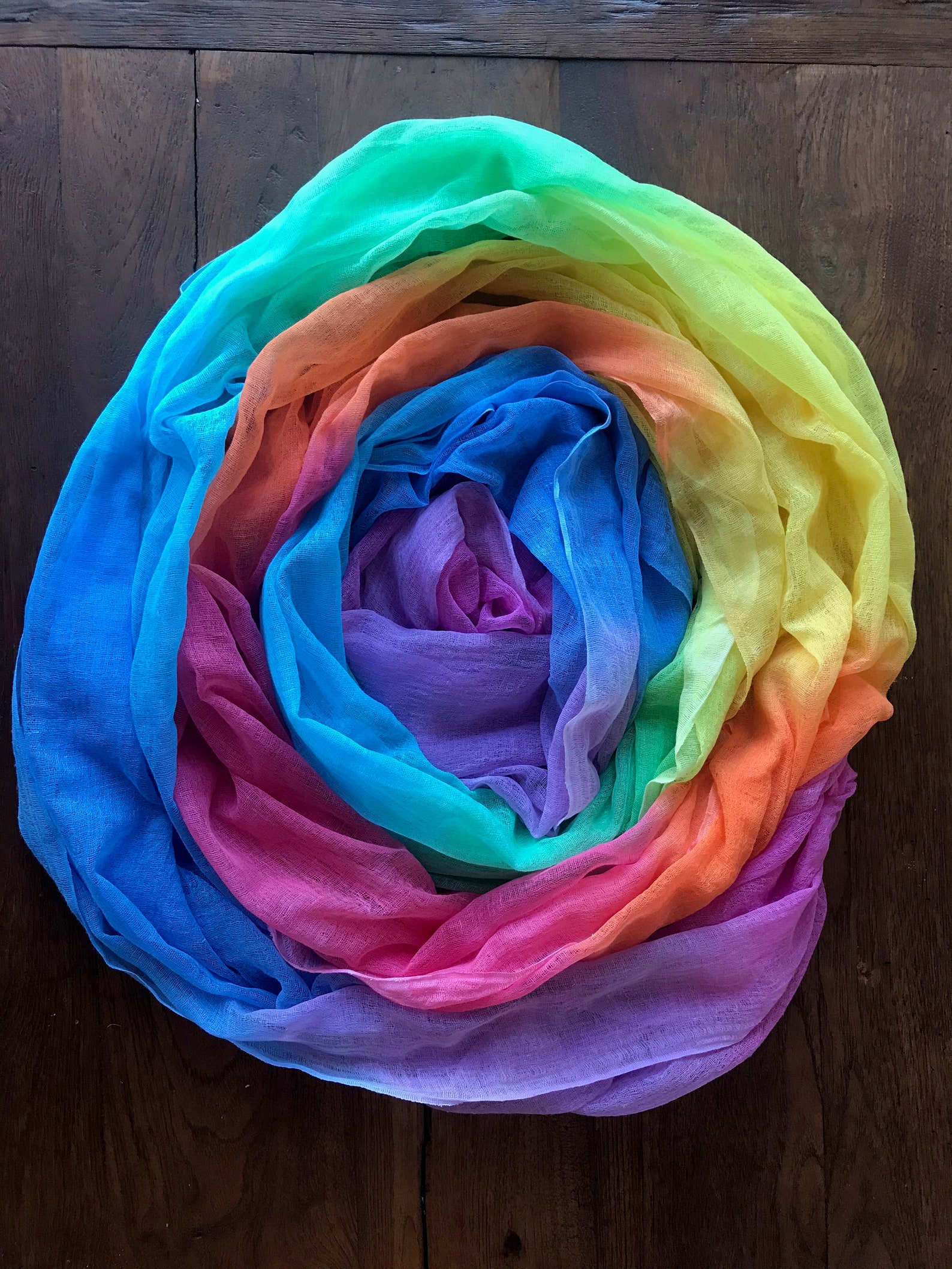 Muslin Hand Painted Rainbow 2 Sizes Available to Choose From - Etsy