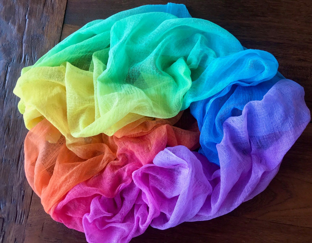 Muslin Hand Painted Rainbow 2 Sizes Available to Choose From - Etsy