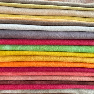 Wool Felt, Hand Dyed Australiana Bush and Desert Tones - Etsy