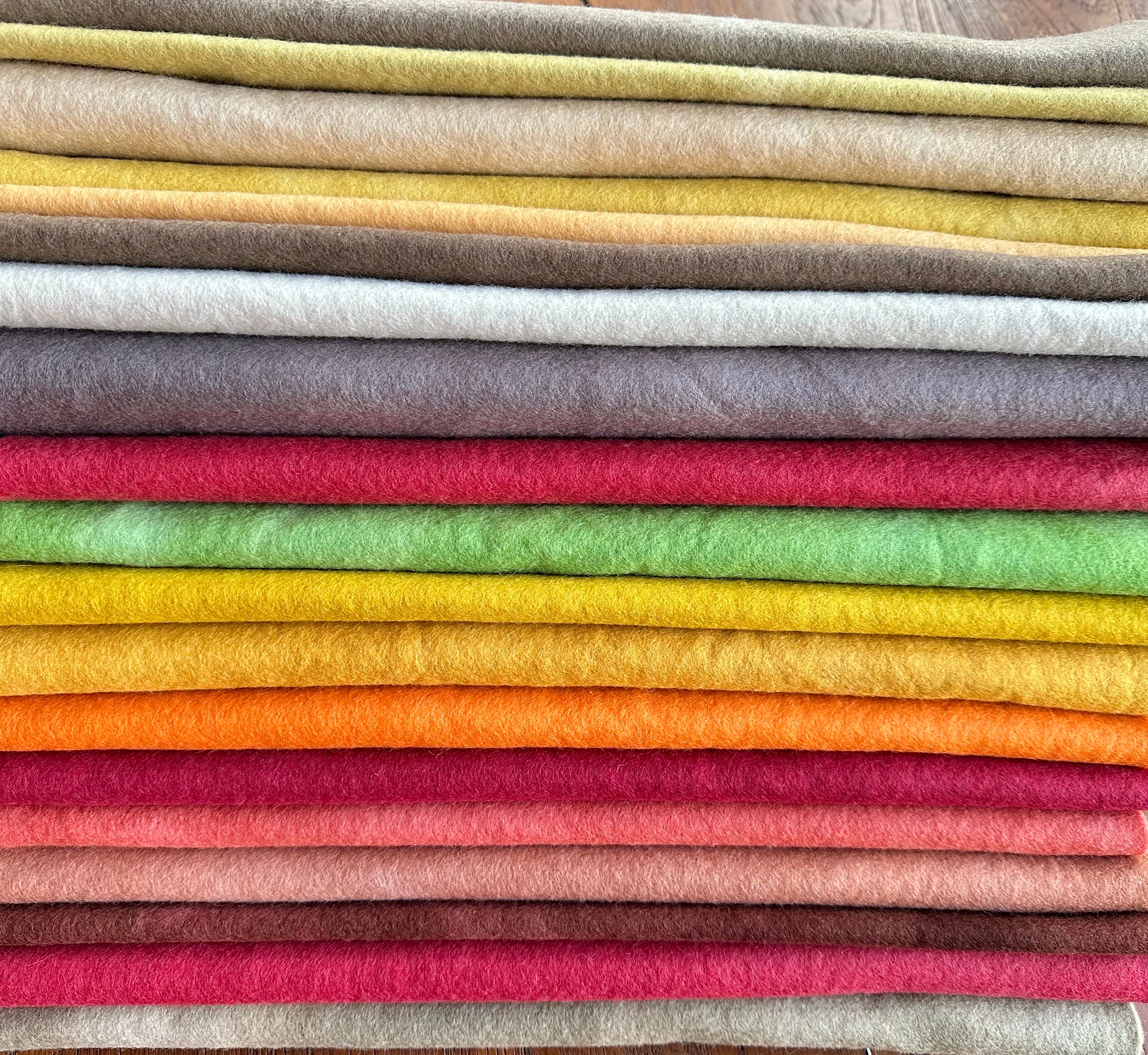 Wool Felt, Hand Dyed Australiana Bush and Desert Tones - Etsy