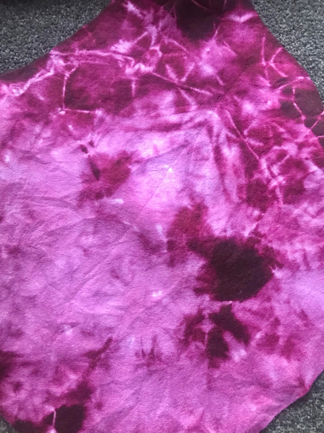Wool Felt Tie Dyed Splotchy Blotchy Fun Tones Extra Wide. - Etsy