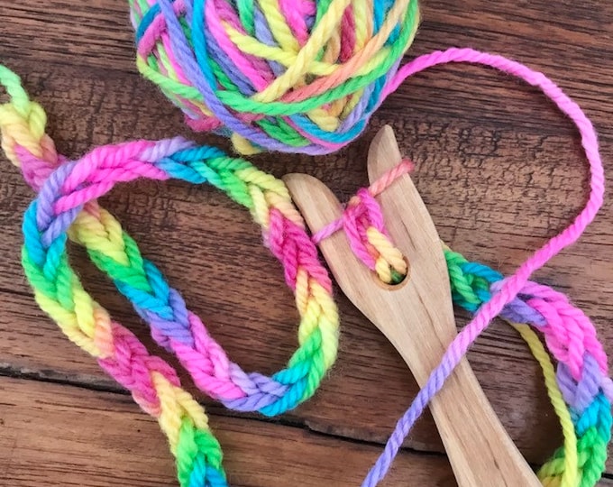 Lucet Knitting Fork Cord Making Tool Cherry - Etsy