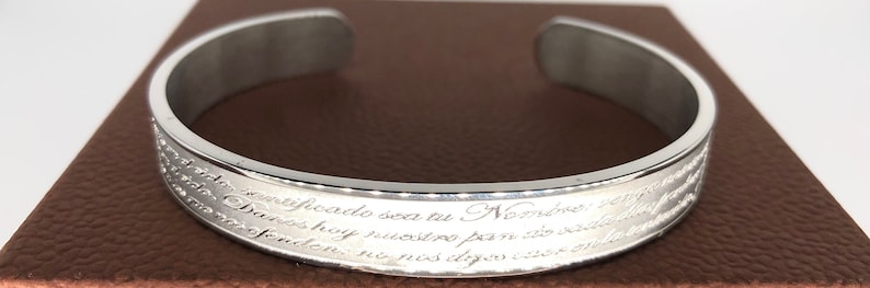 Our Father Lord's Prayer in Spanish in Cursive Padre Nuestro Padre ...