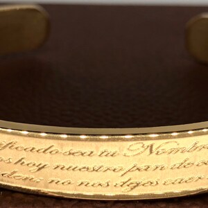 Our Father Lord's Prayer in Spanish in Cursive Padre Nuestro Padre ...