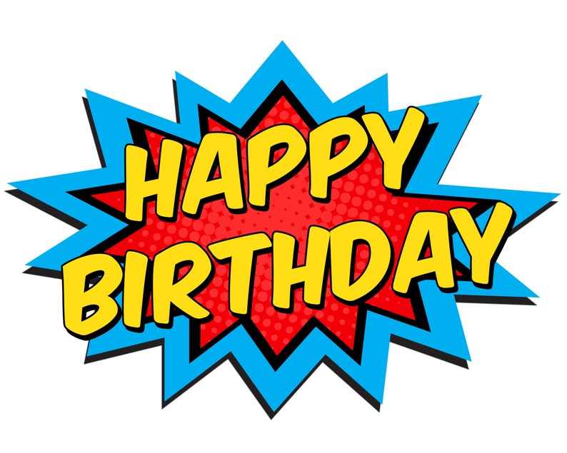 PRINTABLE Superhero Signs Superhero Party Instant Digital | Etsy