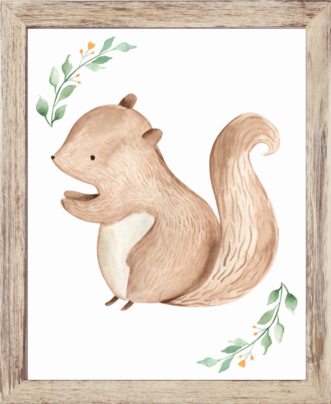 Woodland Animals Print Set of Nursery Prints Forest Animal | Etsy