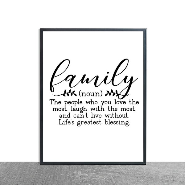 Family Quote - Etsy