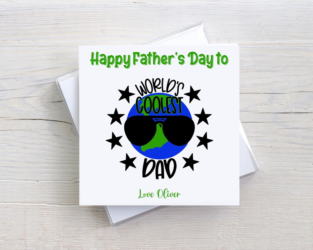 Personalised Father's Day Card, Father's Day Card, Fathers Day ...