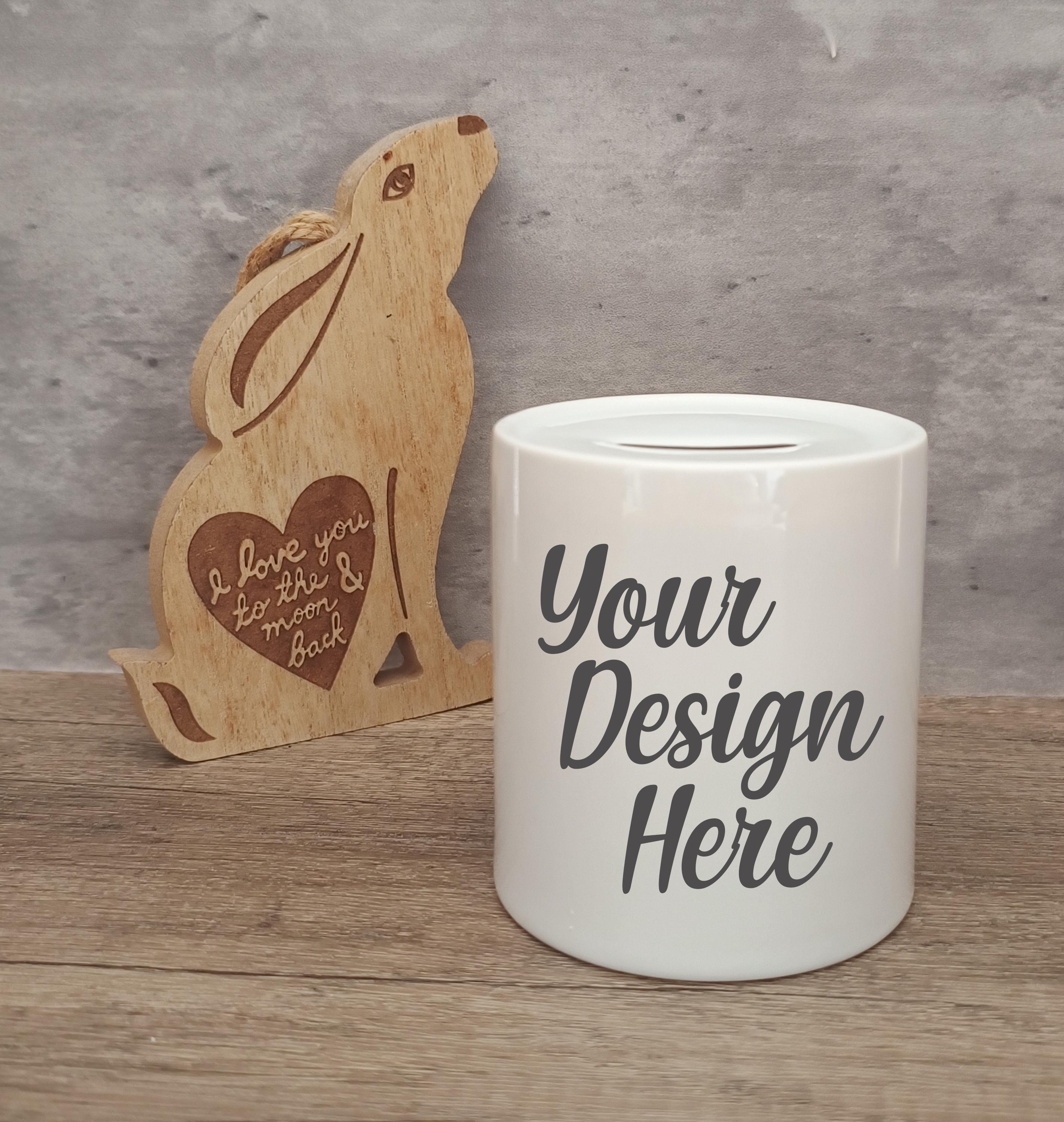 Money Box Mockup Coin Bank Mockup Sublimation Piggy Bank Mock up ...