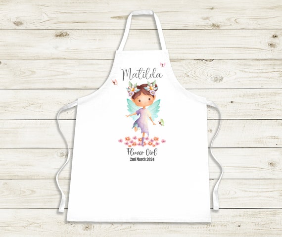 Flower Girl Apron Wedding Buy Grey Pleated Tabard Pinafore School