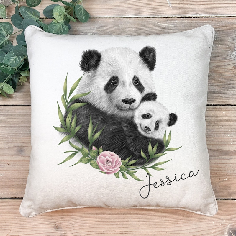 Panda Pillow - Etsy