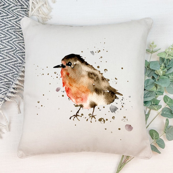 Robin Cushion - Etsy UK