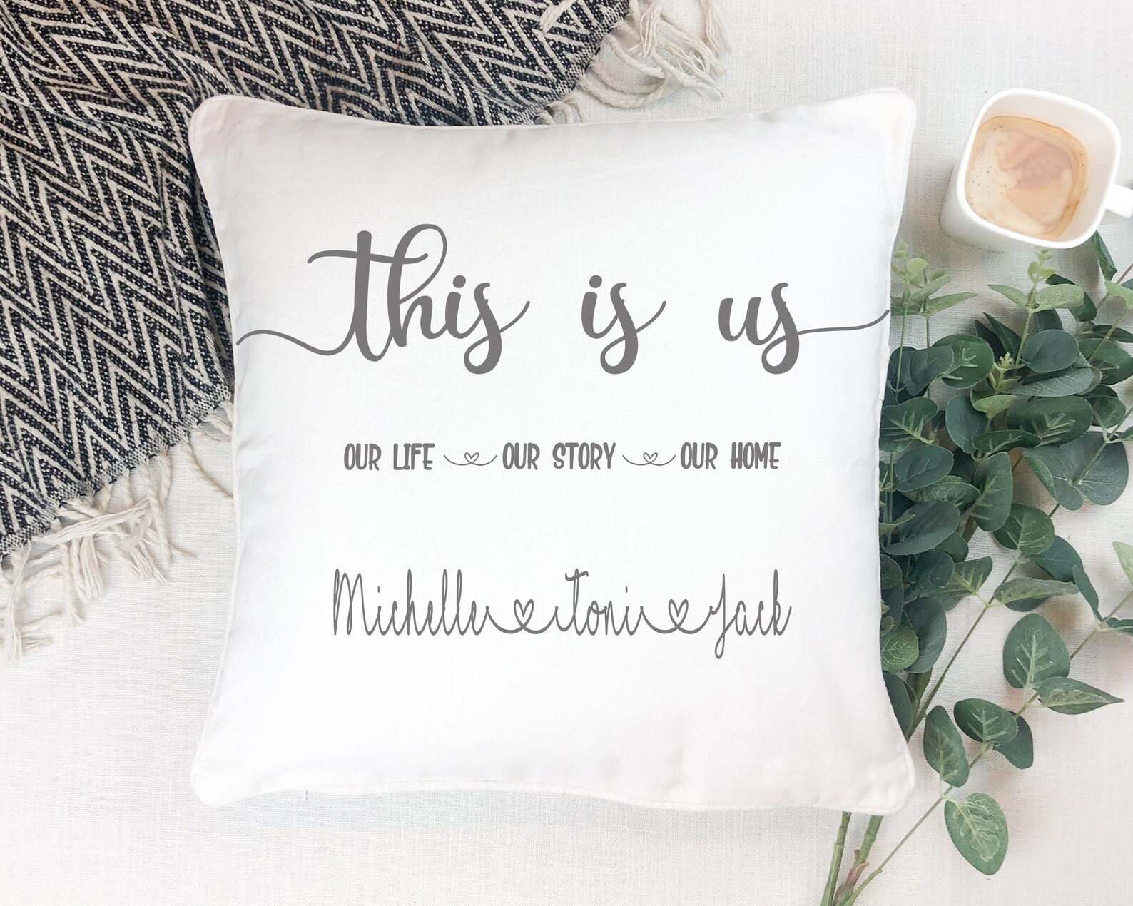 Personalised This Is Us Cushion Gift Family Cushion | Etsy