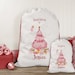 Personalised Christmas Sack Ballerina Pink, Santa Sack, Girl's ...