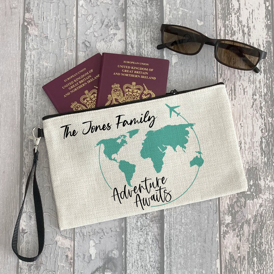 Personalised Family Passport Travel Document Holder, Travel Documents ...