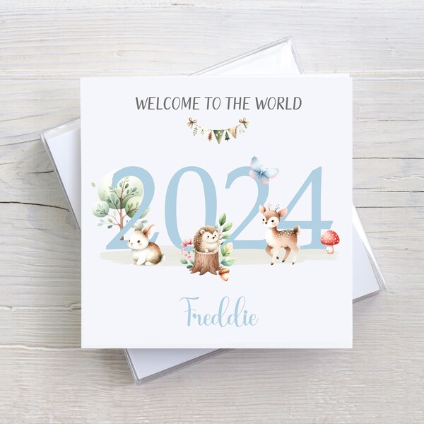 Grandson Baby Born Card - Etsy