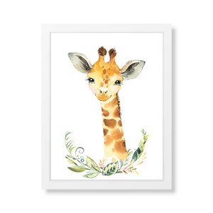 Watercolour Animals Print , Safari Jungle Animals Nursery Decor ...