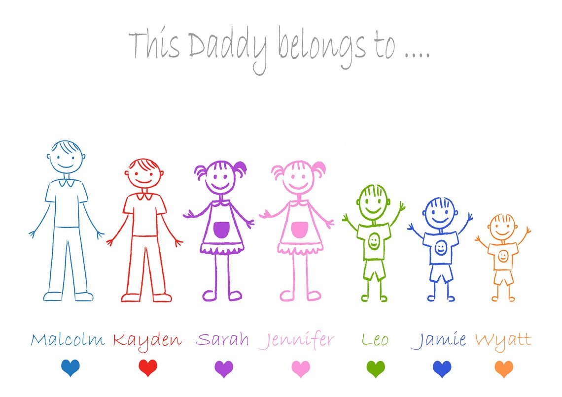 Family Print Name Print Personalised Family Print Custom | Etsy