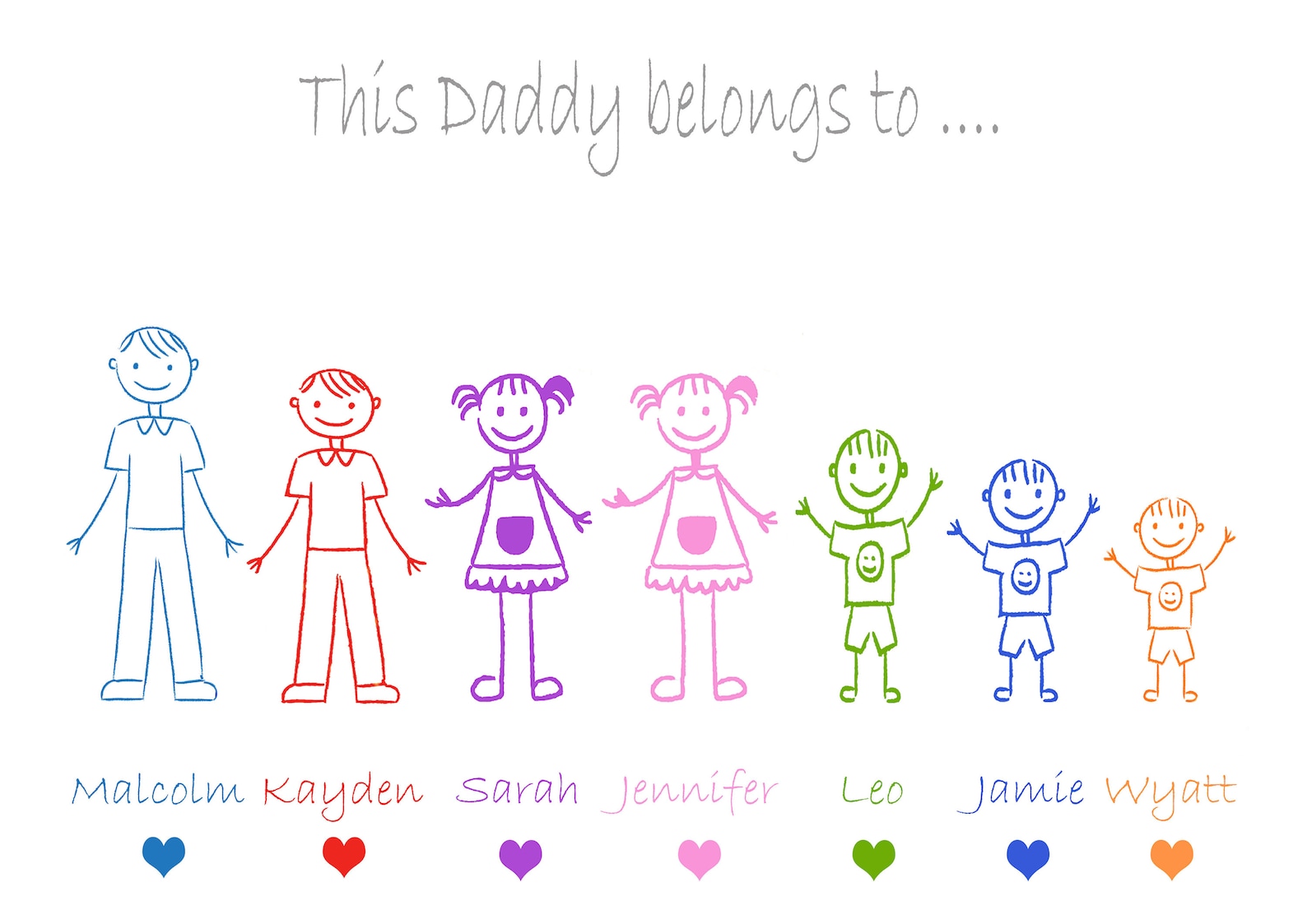 Family Print Name Print Personalised Family Print Custom | Etsy