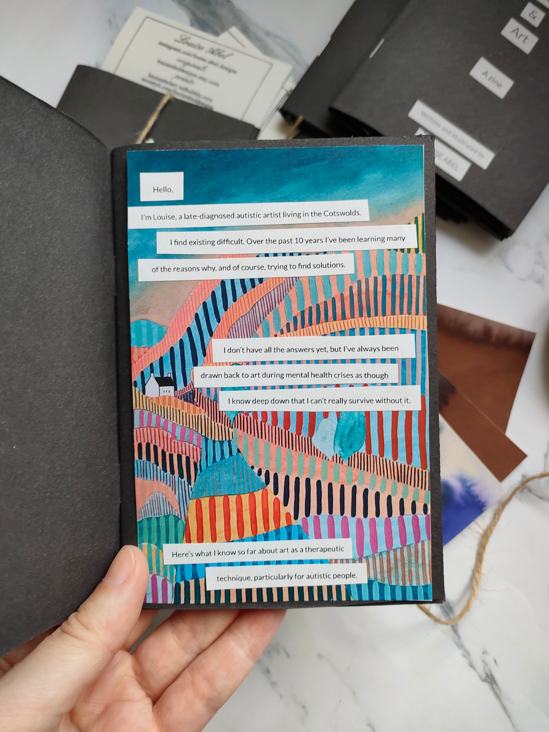 Autism & Art Zine PDF | Digital Version | by Louise Abel | Self ...