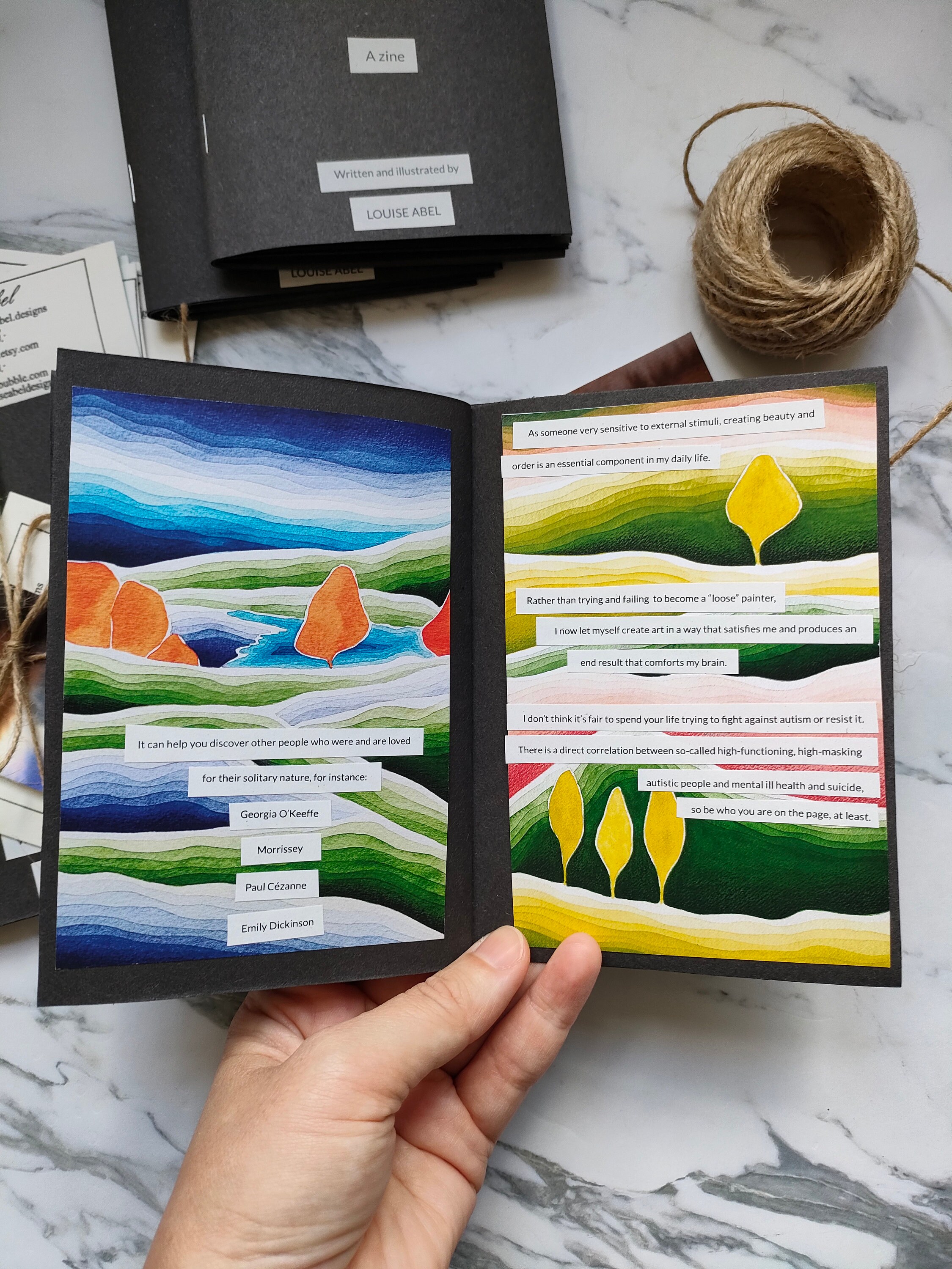 Autism & Art Zine PDF | Digital Version | by Louise Abel | Self ...