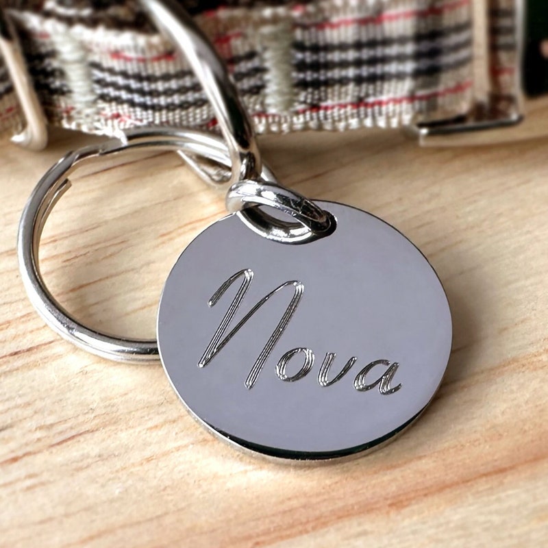 Silver Dog Tag - Etsy