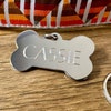 Personalized Gold Dog Tag Custom Engraved ID for Dogs Microchip ...