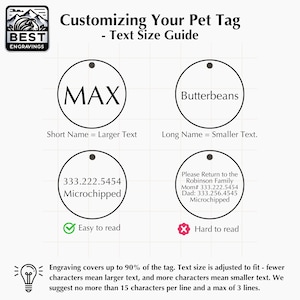 Personalized Gold Dog Tag Custom Engraved ID for Dogs Microchip ...
