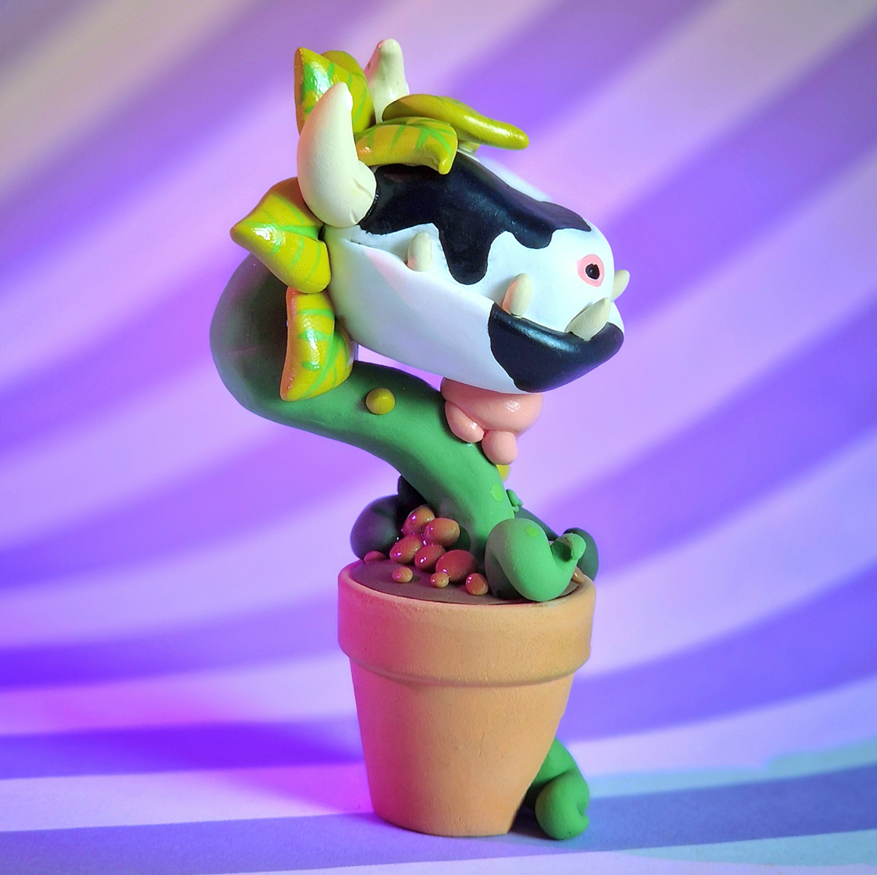 COW PLANT, Clay Handmade Sculpture, Gamer, the Sims, Bessie - Etsy