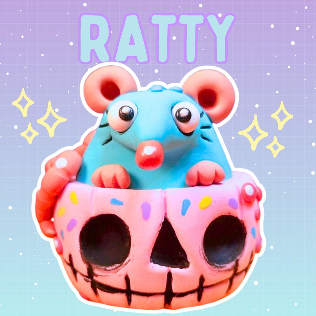 Ratty • Cute Rodent Figurine - Etsy