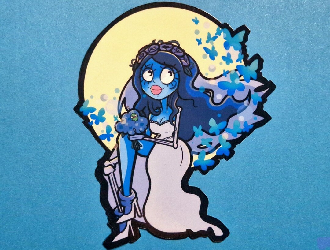 Emily Corpse Bride Vinyl Sticker Halloween Wedding - Etsy