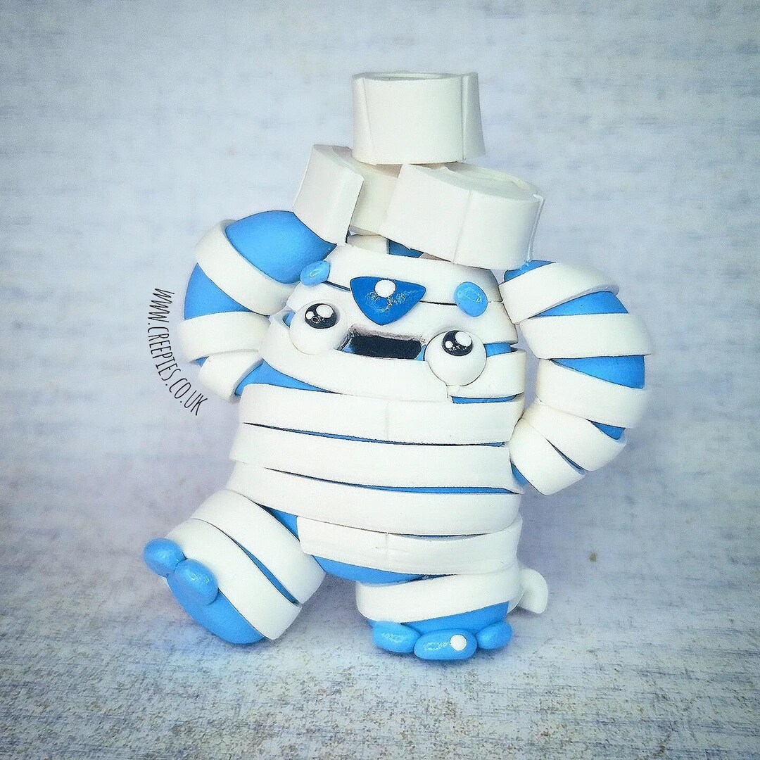 MUMMY, Clay, Handmade, Egyptian, Toilet Roll, Desk Buddy - Etsy