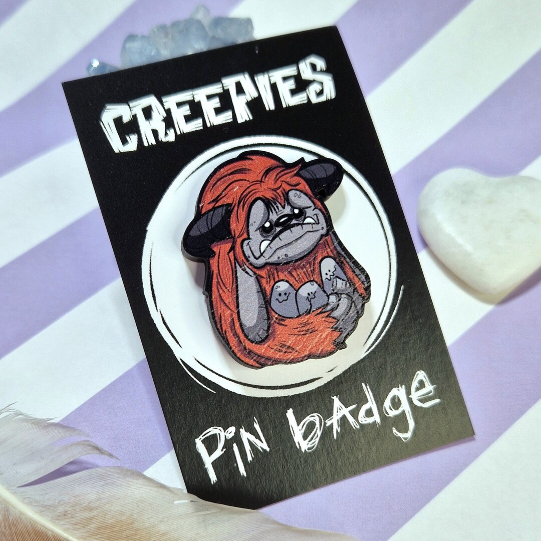 Ludo Wooden Pin Badge, Labyrinth, David Bowie, Movie, Friend - Etsy