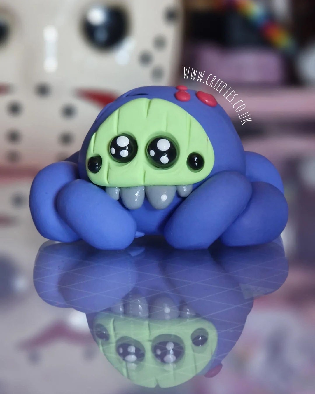 SPIDEY, Clay, Handmade, Spider, Arachnophobia, Halloween, Desk Buddy - Etsy