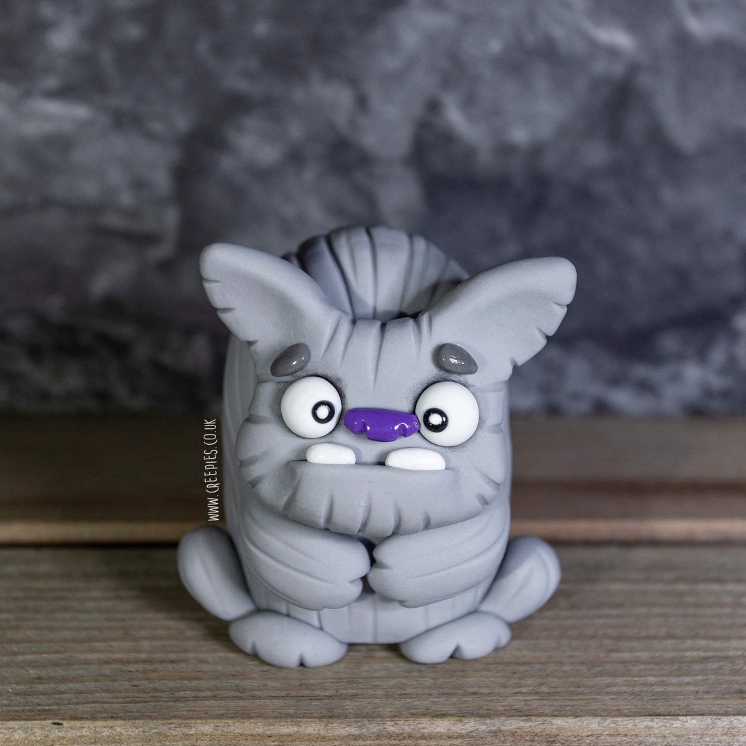 Wilf Creepies Clay Sculpture Handmade Wilfred Werewolf Halloween Full ...