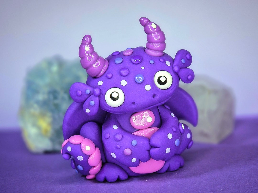 SMOGGY, Handmade Dragon, Clay, Desk Buddy - Etsy