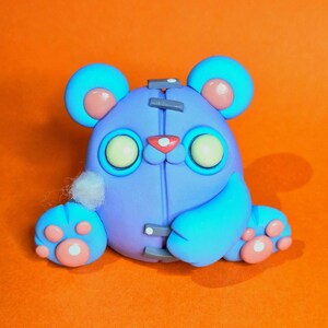 ZOMBEAR PANDA, Clay, Handmade, Zombie, Bear, Desk Buddy - Etsy