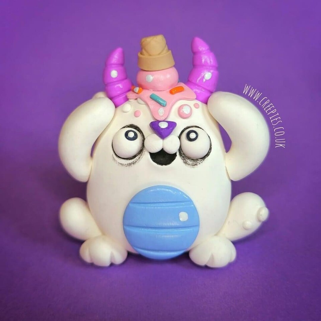 YETI, Clay, Handmade, Abominable Snowman, Monster, Desk Buddy - Etsy