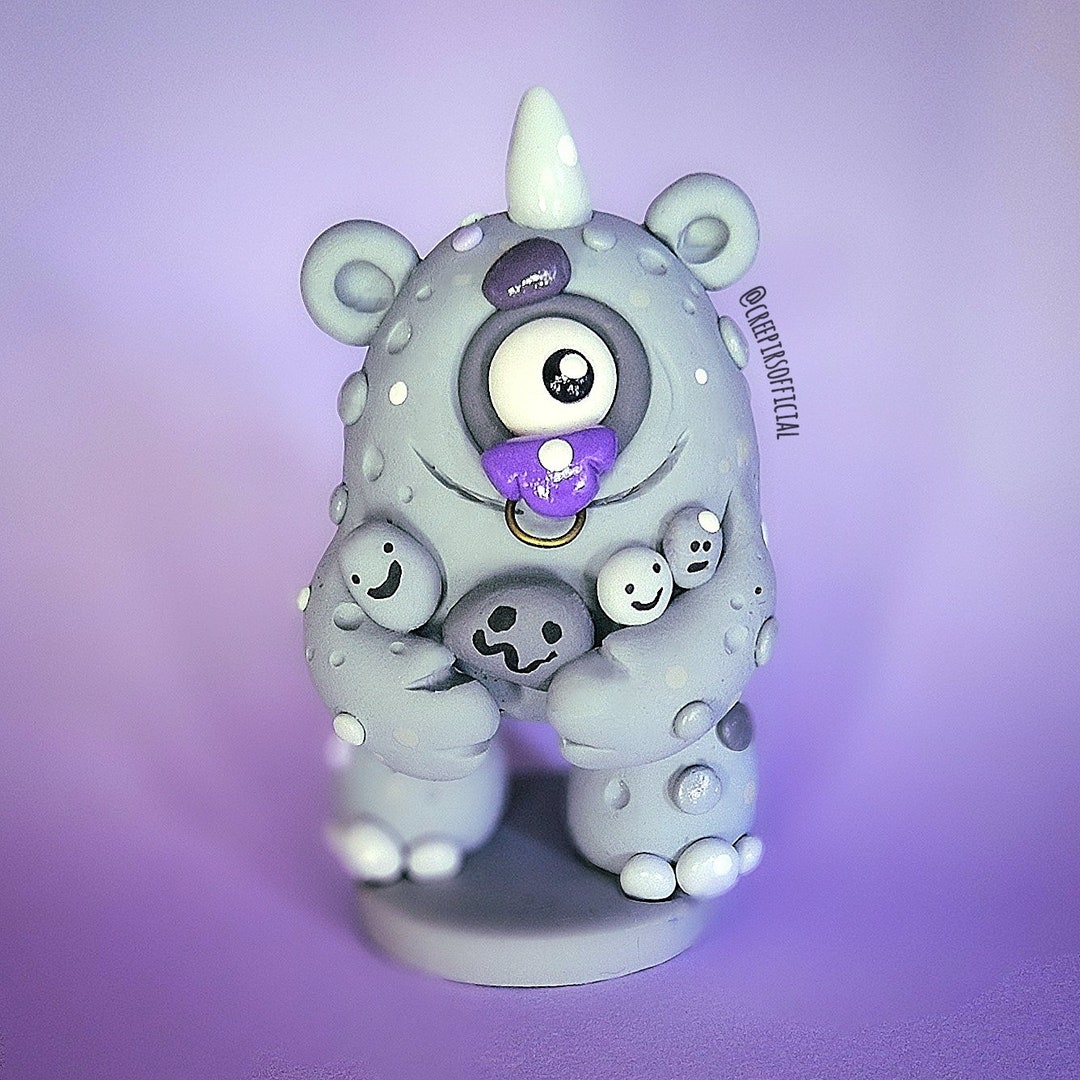 SI THE CYCLOPS, Clay, Handmade, Mythology, Greek Legend, Monster, Desk ...