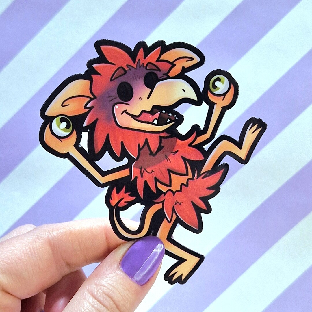 Firey Vinyl Sticker, Labyrinth, Creepies, Gift Idea - Etsy