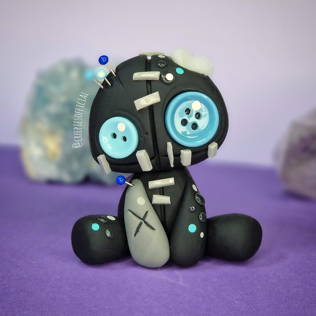Vooboo - Creepies - Clay Sculpture - Handmade - Voodoo Doll - Halloween ...