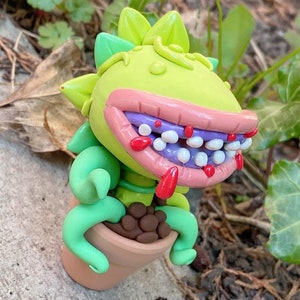 VENUS, Clay, Handmade, Fly Trap, Plant, Little Shop of Horrors ...