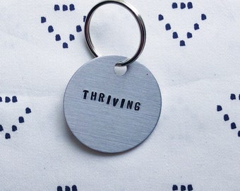 Word keychain | Etsy