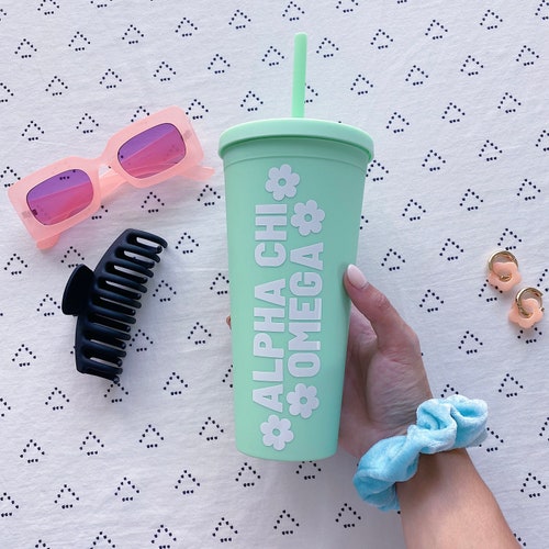 Flower Power Personalized Sorority Chapter Tumbler / Sorority - Etsy Flower Power Personalized Sorority Chapter Tumbler / Sorority - Etsy