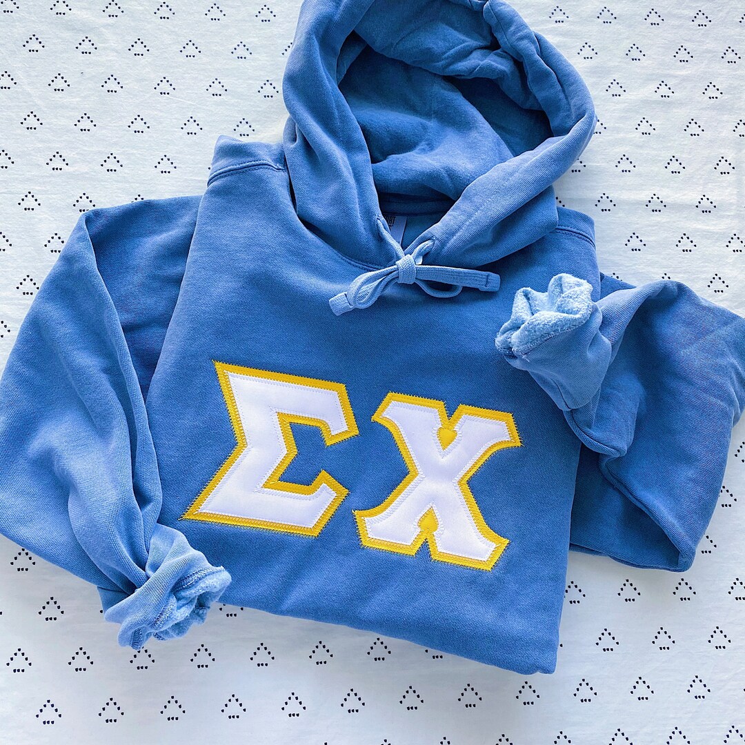 Basic Fraternity Chapter Greek Letter Hoodie Sweatshirt / - Etsy
